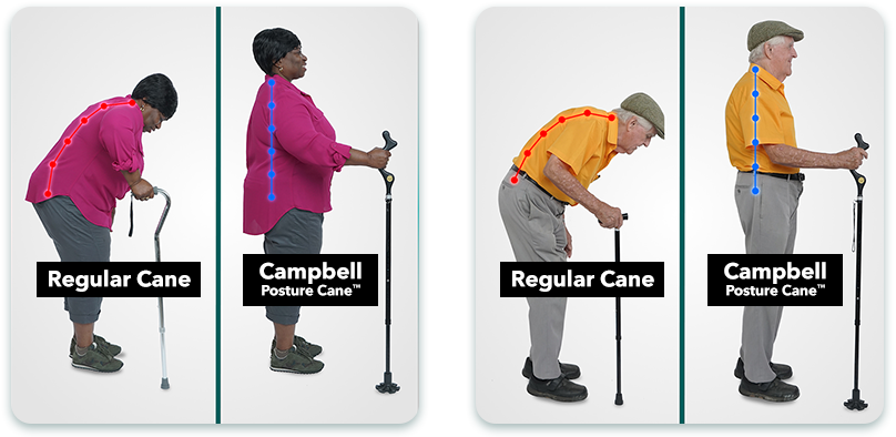 Campbell Posture Cane™ - The Ingenious Walking Cane That Allows You To ...